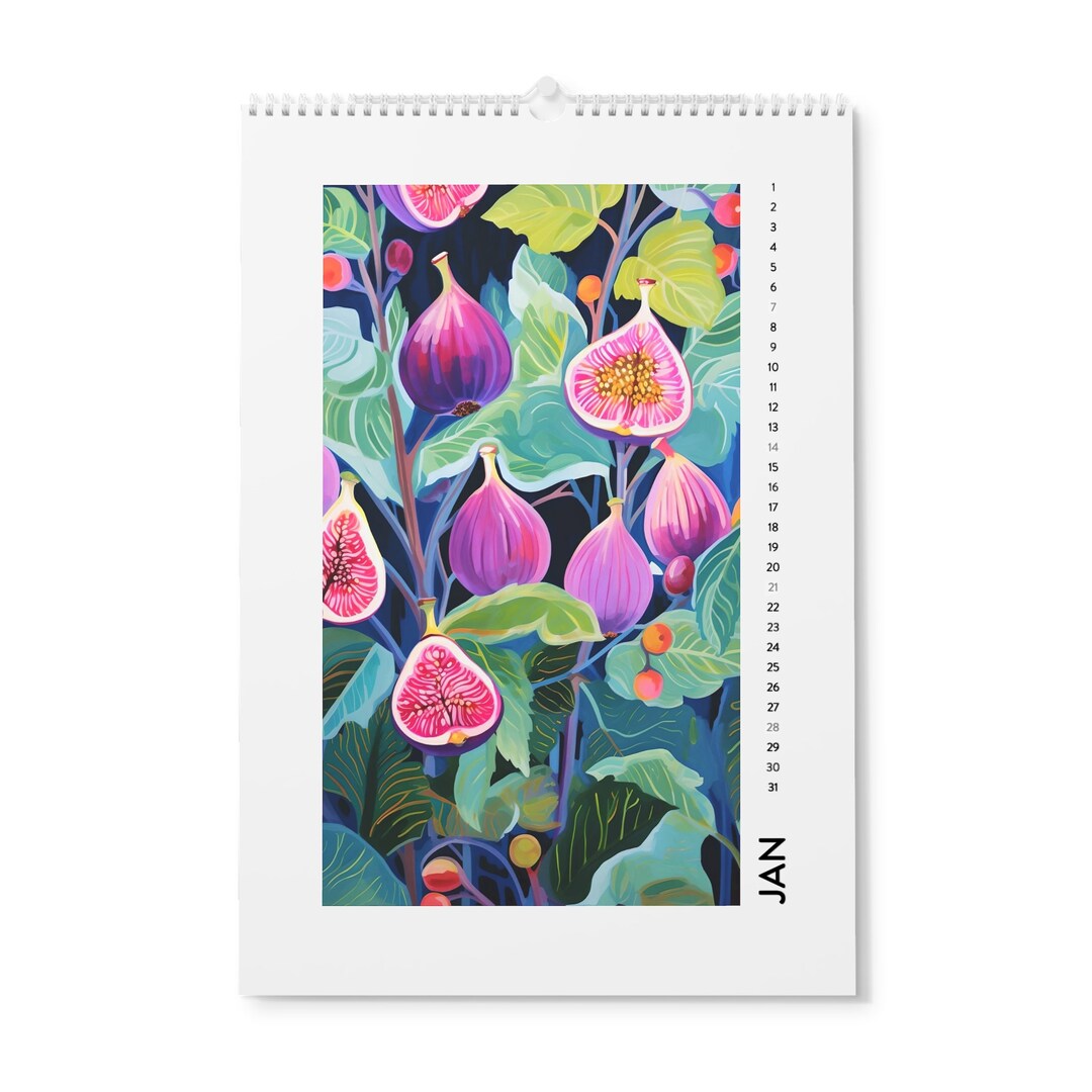 GORGEOUS GARDENS CALENDAR 2024 Floral Wall Calendar Handcrafted Monthly ...