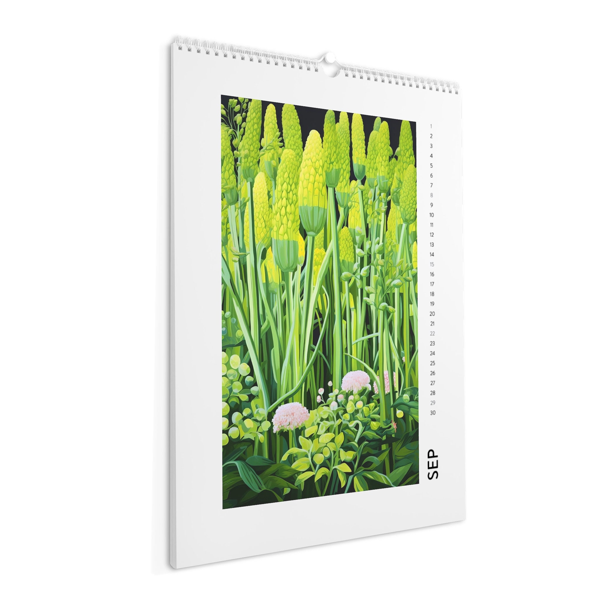 GORGEOUS GARDENS CALENDAR 2024 Floral Wall Calendar Handcrafted Monthly ...