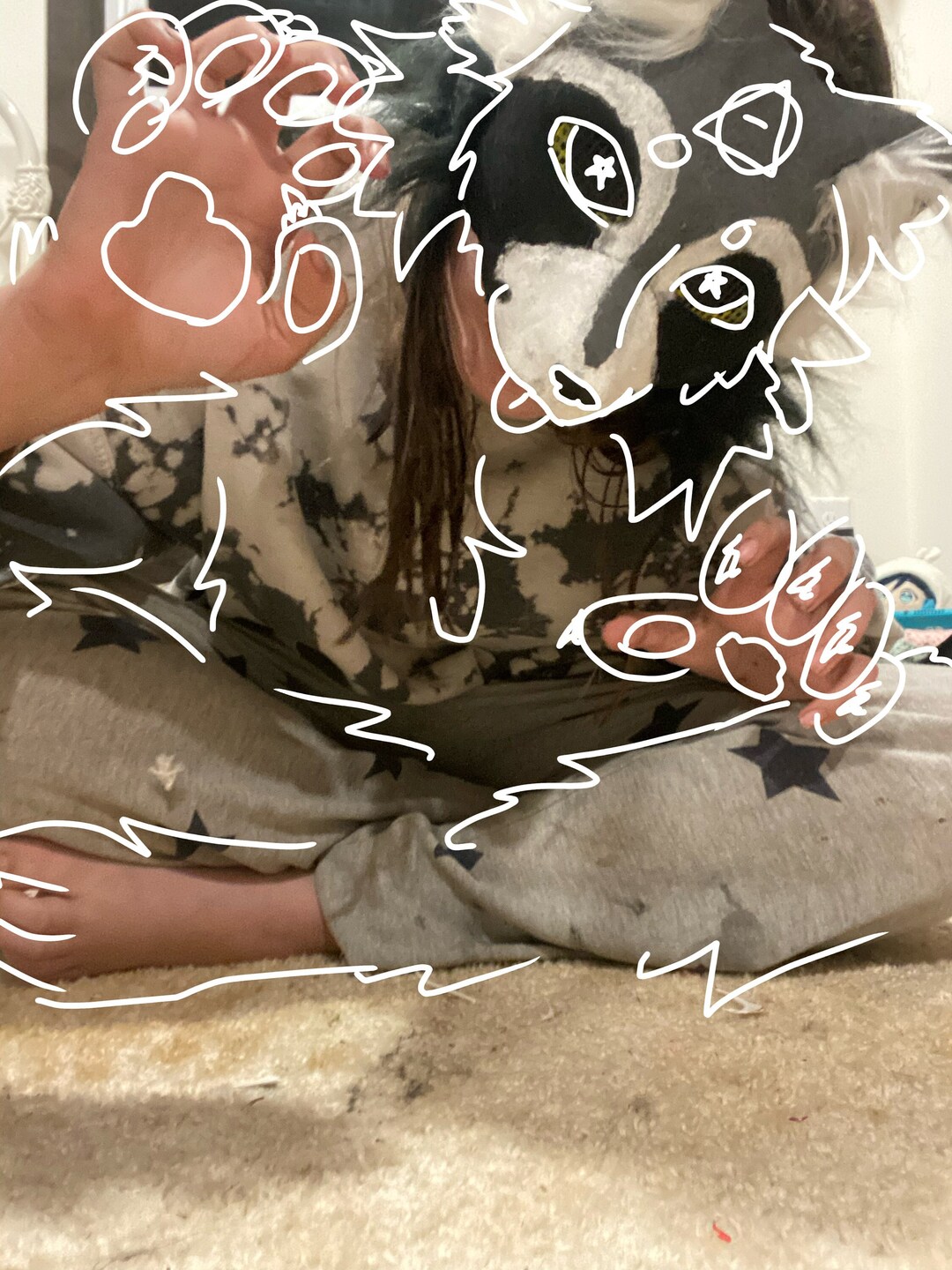 Raccoon Therian/quadrobics Mask - Etsy