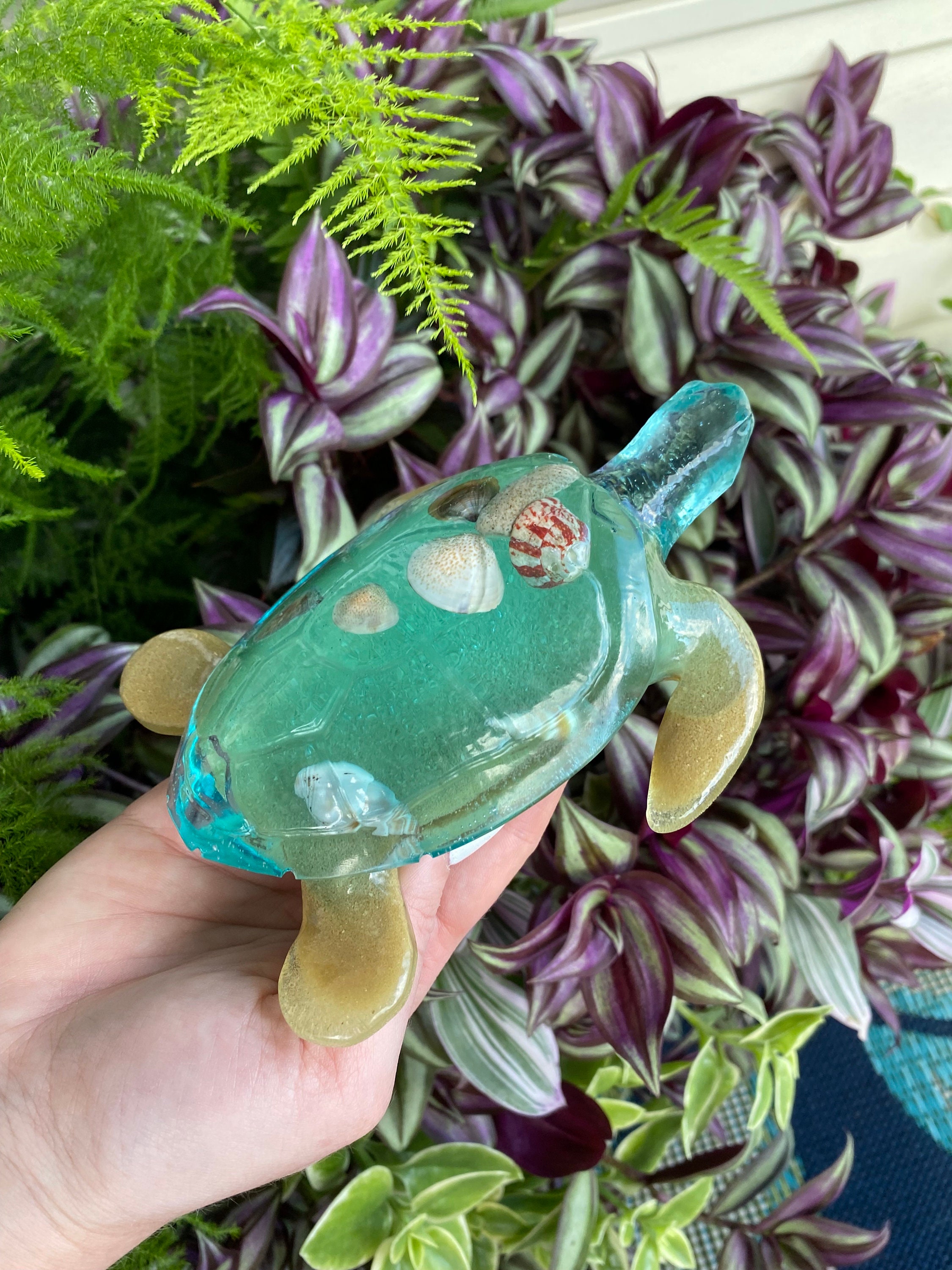 Resin Turtle - Etsy