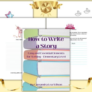 How to Write a Story Workbook for Kids Young Authors Gift Academic ...