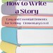 How to Write a Story Workbook for Kids Young Authors Gift Academic ...
