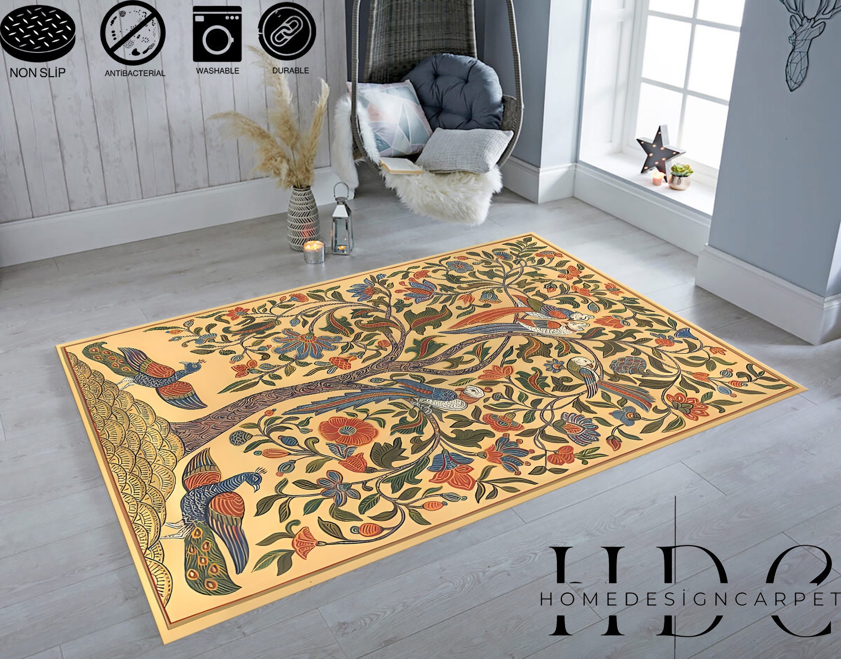 Tree of Life Rug / Tree of Life Rug / Tree of Life Decor / Tree of Life ...