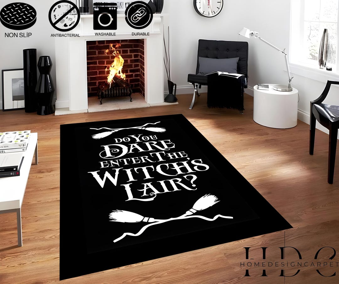 Magic Pattern Rug / Witchcraft Rug for Witchy Decor / Magic Rug ...