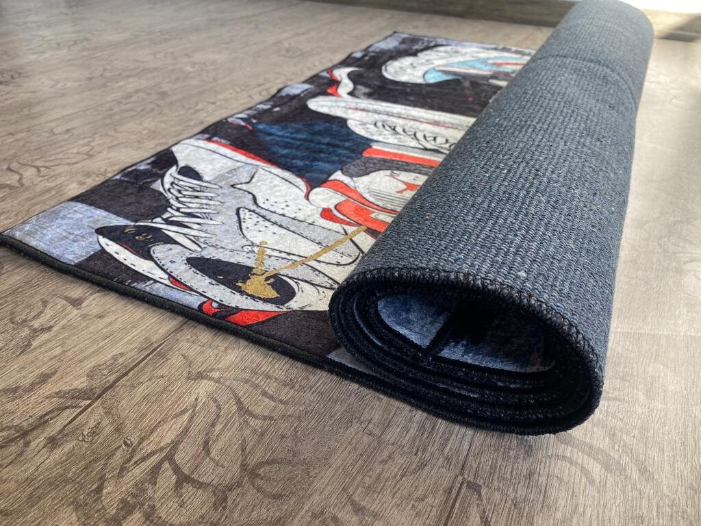 Cute World Map Rug / Soft Rug / Vintage Map Rug / Large Rug / Old World ...