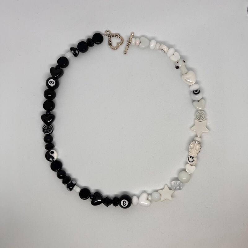 Black and White Glass - Etsy