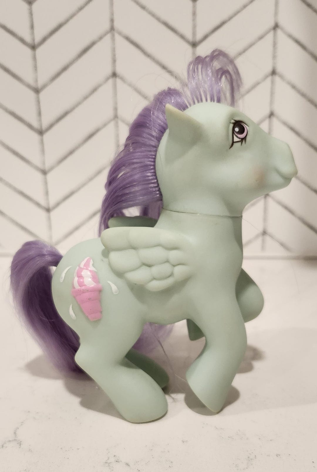 My Little Pony Sundae Ponies Peppermint Crunch, Vintage G1 MLP Hasbro ...