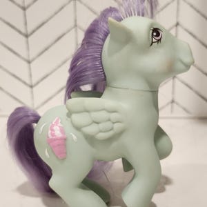 Vintage G1 Hasbro My Little Pony Mlp Sundae Best Pony - Etsy