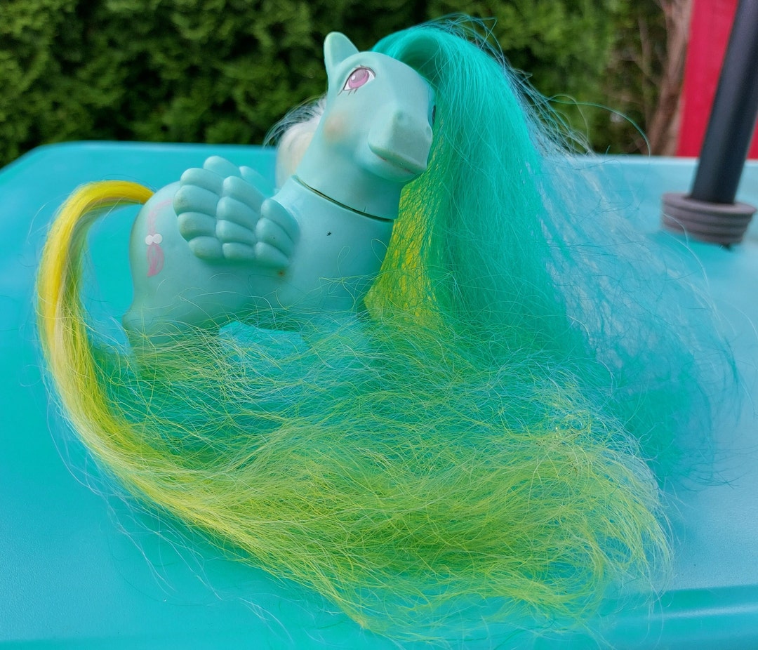 My Little Pony Braided Beauty Brush N Grow Pegasus - Hasbro MLP G1 - Etsy