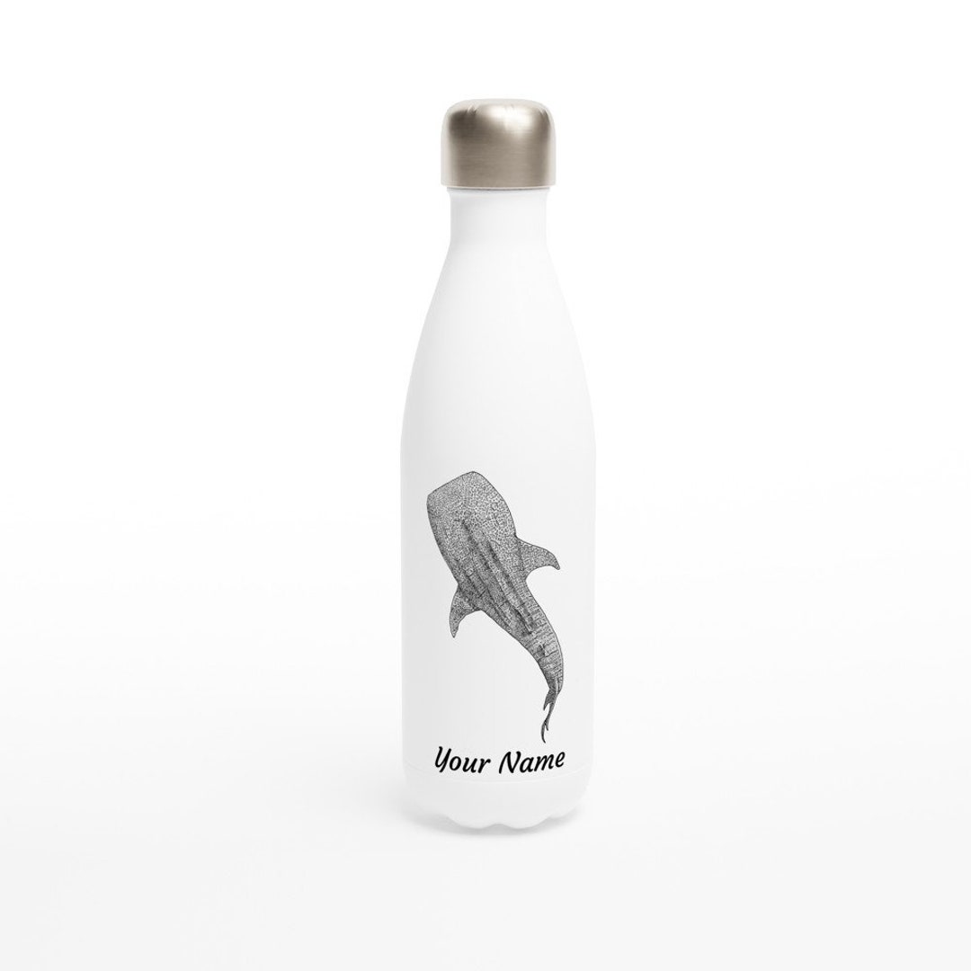 Whale Shark Water Bottle Whale Shark Ink Drawing Whale Shark Art ...