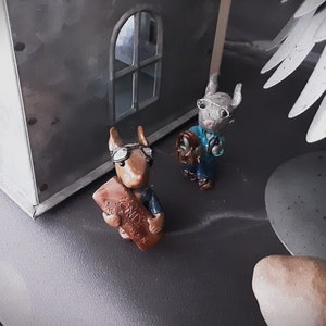 SET of 2 CUSTOM Polymer Clay Mice! Hansculpted and Created for You ...