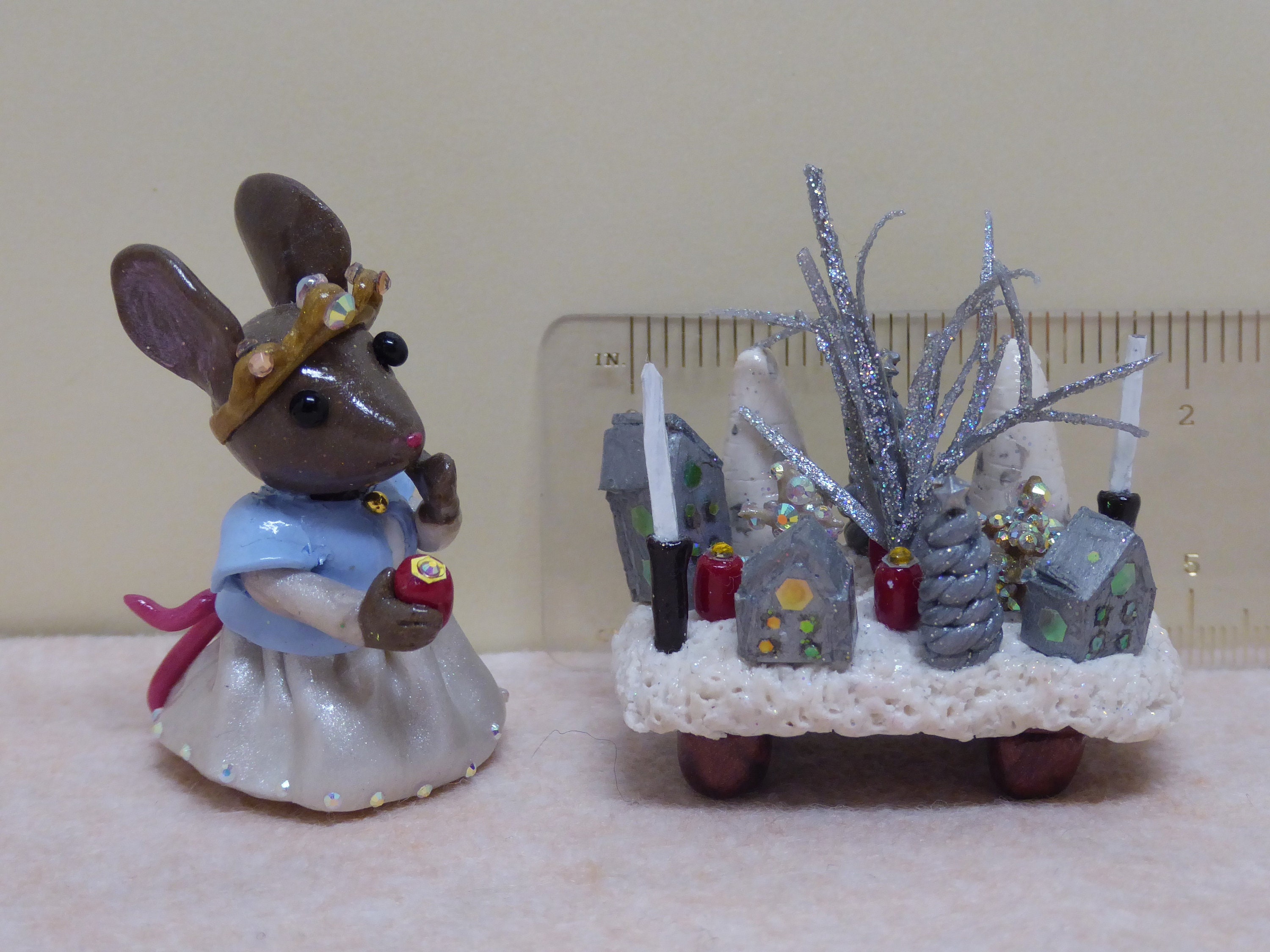 CUSTOM Cute Clay Mouse With Table, Made to Represent YOU or Family ...