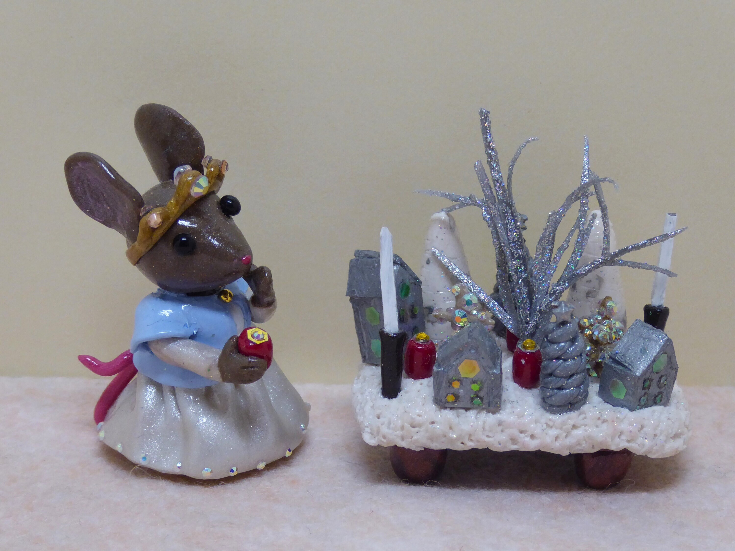 CUSTOM Cute Clay Mouse With Table, Made to Represent YOU or Family ...