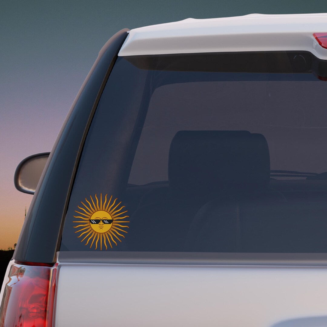 Sol De Mayo Argentina Sun Die Cut Sticker | Car Bumper Decal - Etsy