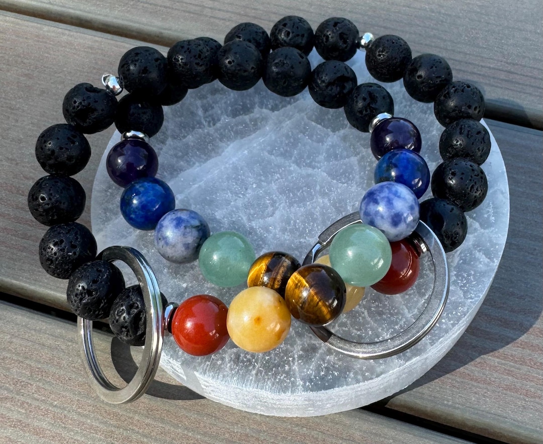 Chakra Energy Keychain - Etsy
