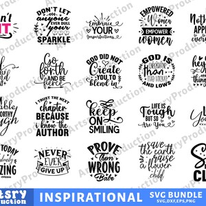 Cute Inspirational Svg, Positive Quote Svg, Self Love Svg, Affirmation ...