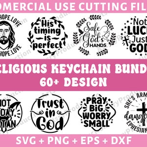 Religious Keychain Svg Bundle, Bible Verse Svg, Christian Svg ...