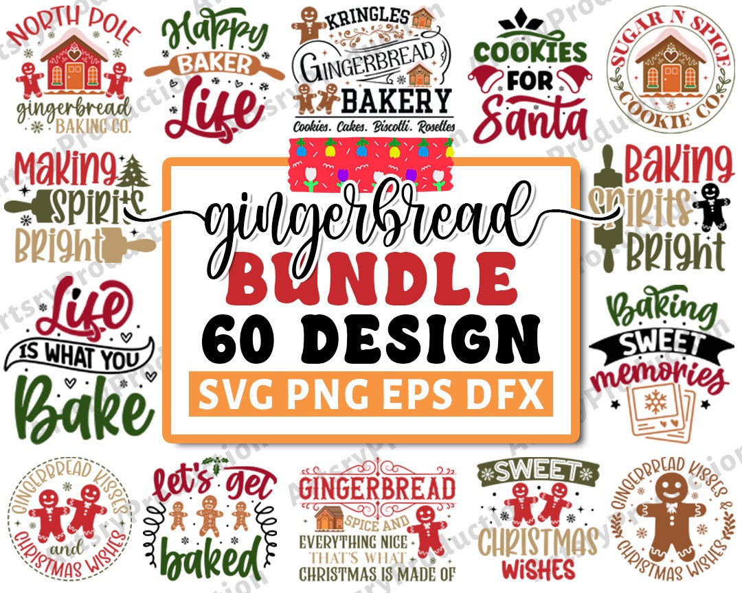 Gingerbread Christmas Svg Bundle, Christmas Svg, Religious Christmas ...