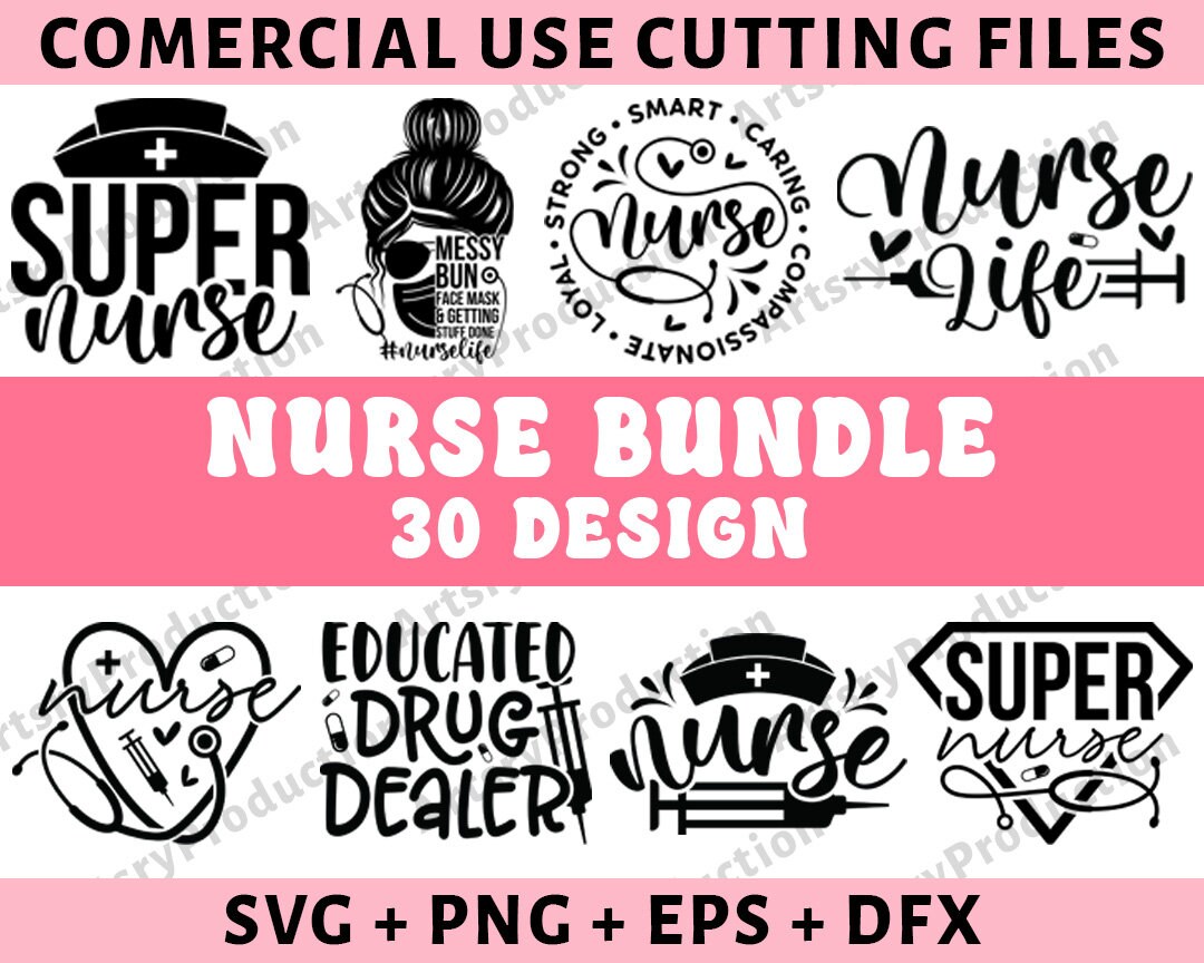 Nurse SVG Bundle Nurse Quotes SVG Doctor Svg Nurse - Etsy