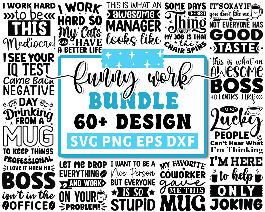 Funny Work Svg Bundle, Funny Coffee Svg, Office Humor Svg, Adult Humor ...