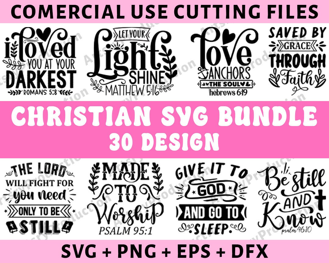 Christian Svg Bundle Religious Svg Scripture Svg Bible - Etsy