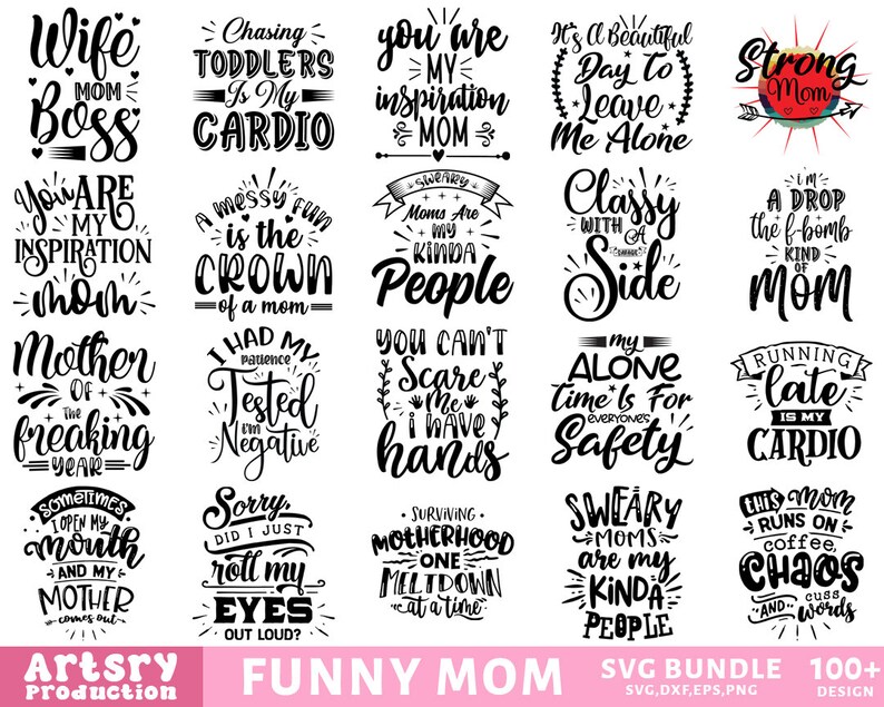 Funny Mom Svg, Sarcastic Mom Svg, Funny Mom Life, Funny Mom Quotes ...