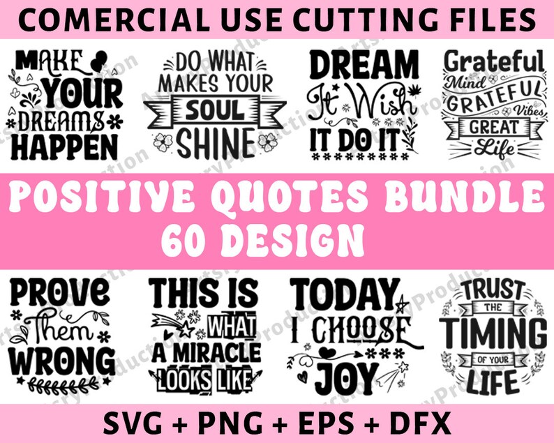 Positive Quote Svg, Self Love Svg, Affirmation Svg, Cute Inspirational ...