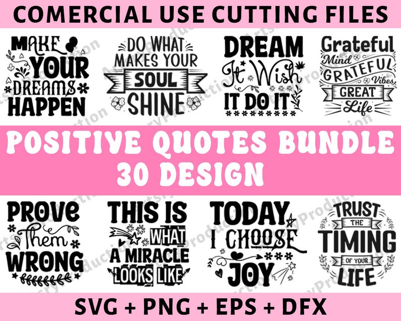 Positive Quote Svg, Self Love Svg, Affirmation Svg, Cute Inspirational ...