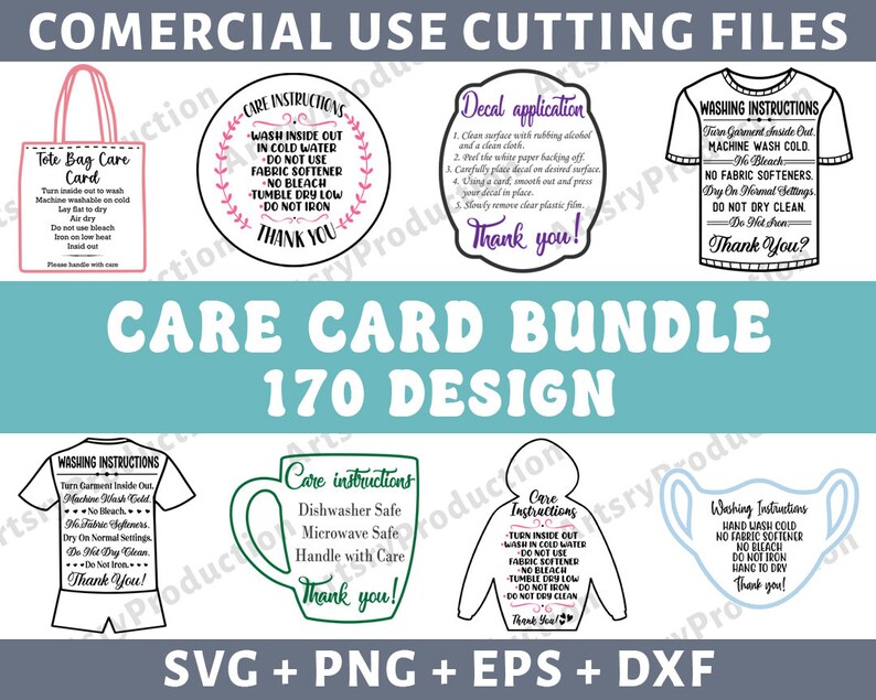 Care Card Svg Bundle, Care Card Bundle Printable Svg, Care Card ...