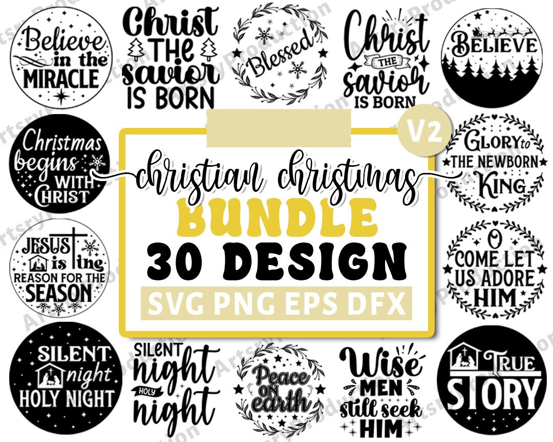 Christian Christmas Svg, Christmas Svg, Religious Christmas Svg ...