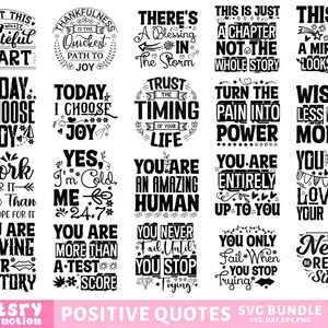 Positive Quote Svg, Self Love Svg, Affirmation Svg, Cute Inspirational ...