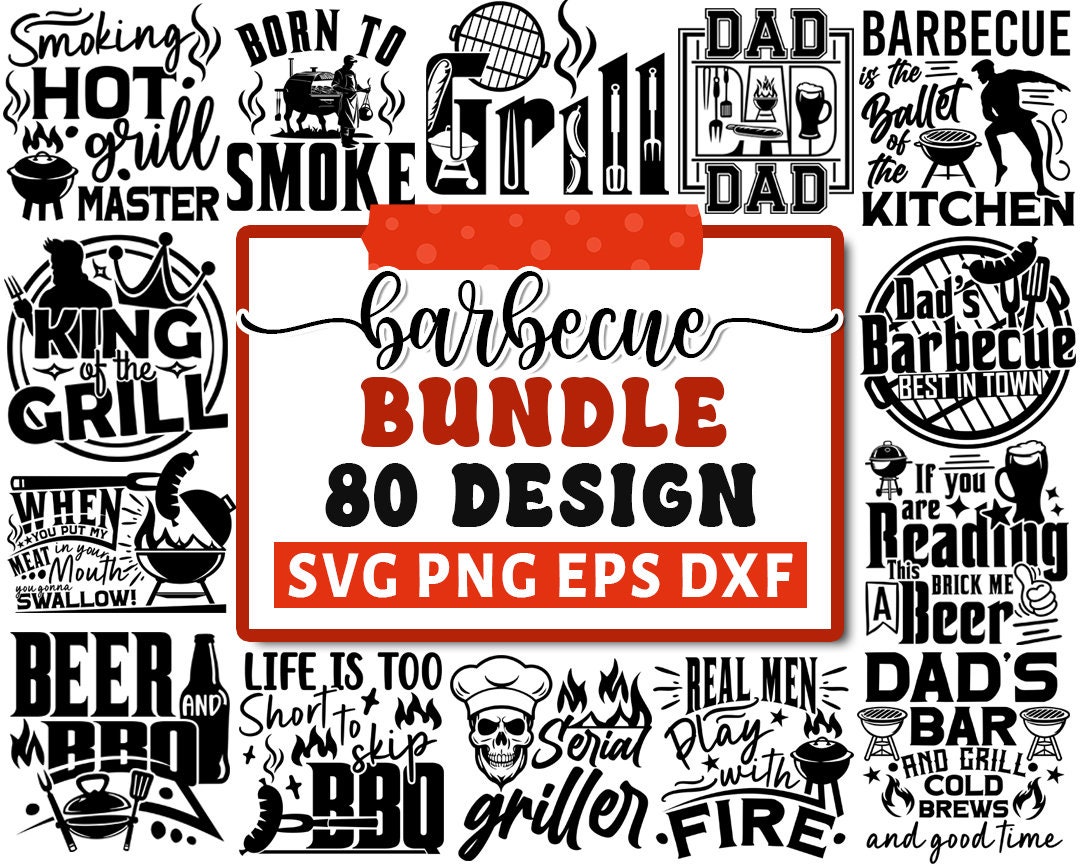 Barbeque SVG Bundle, BBQ Svg Bundle, Grilling Svg, Kitchen Svg, Funny ...
