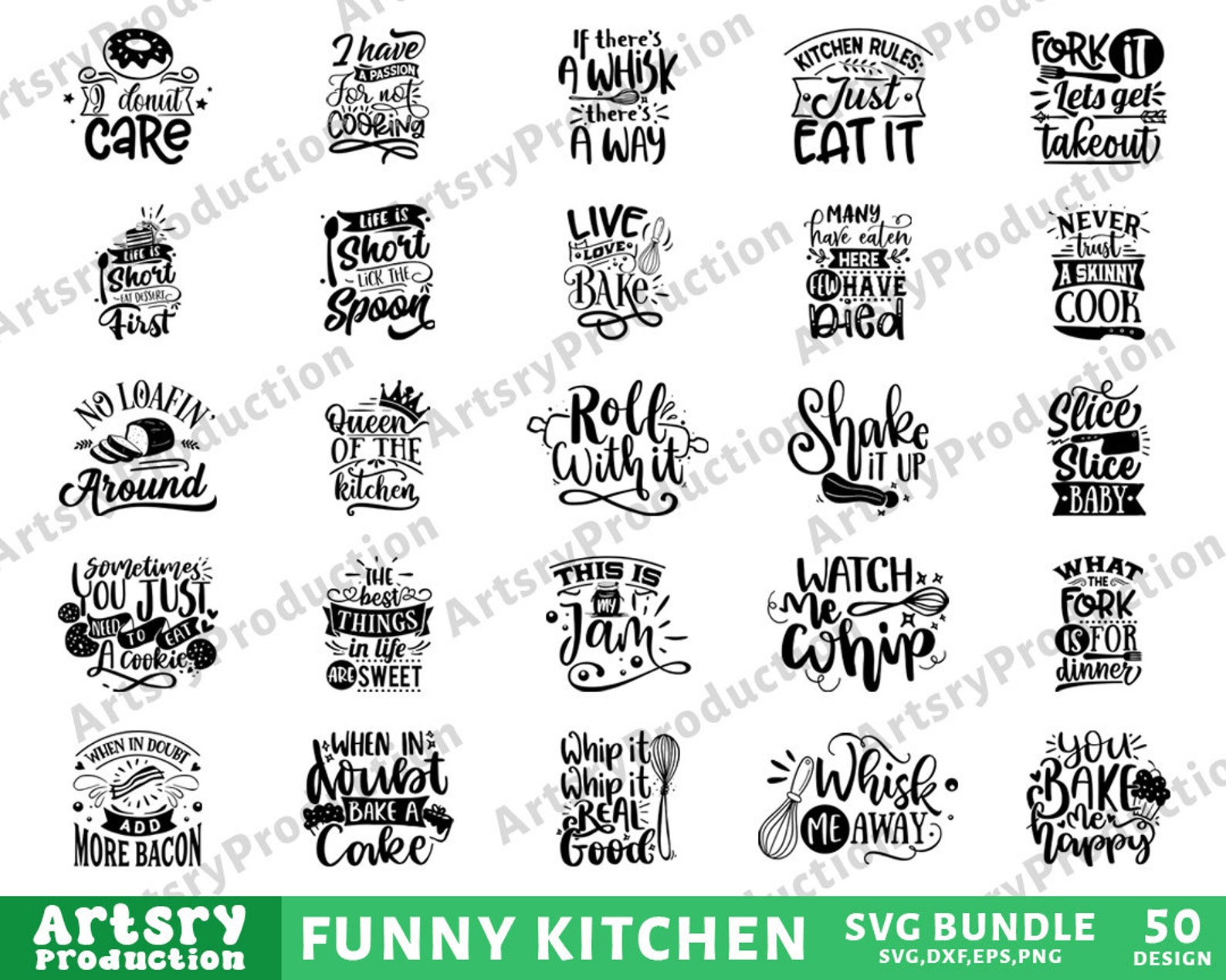 Funny Kitchen Svg Bundle, Kitchen Saying, Kitchen Quote, Apron Svg ...