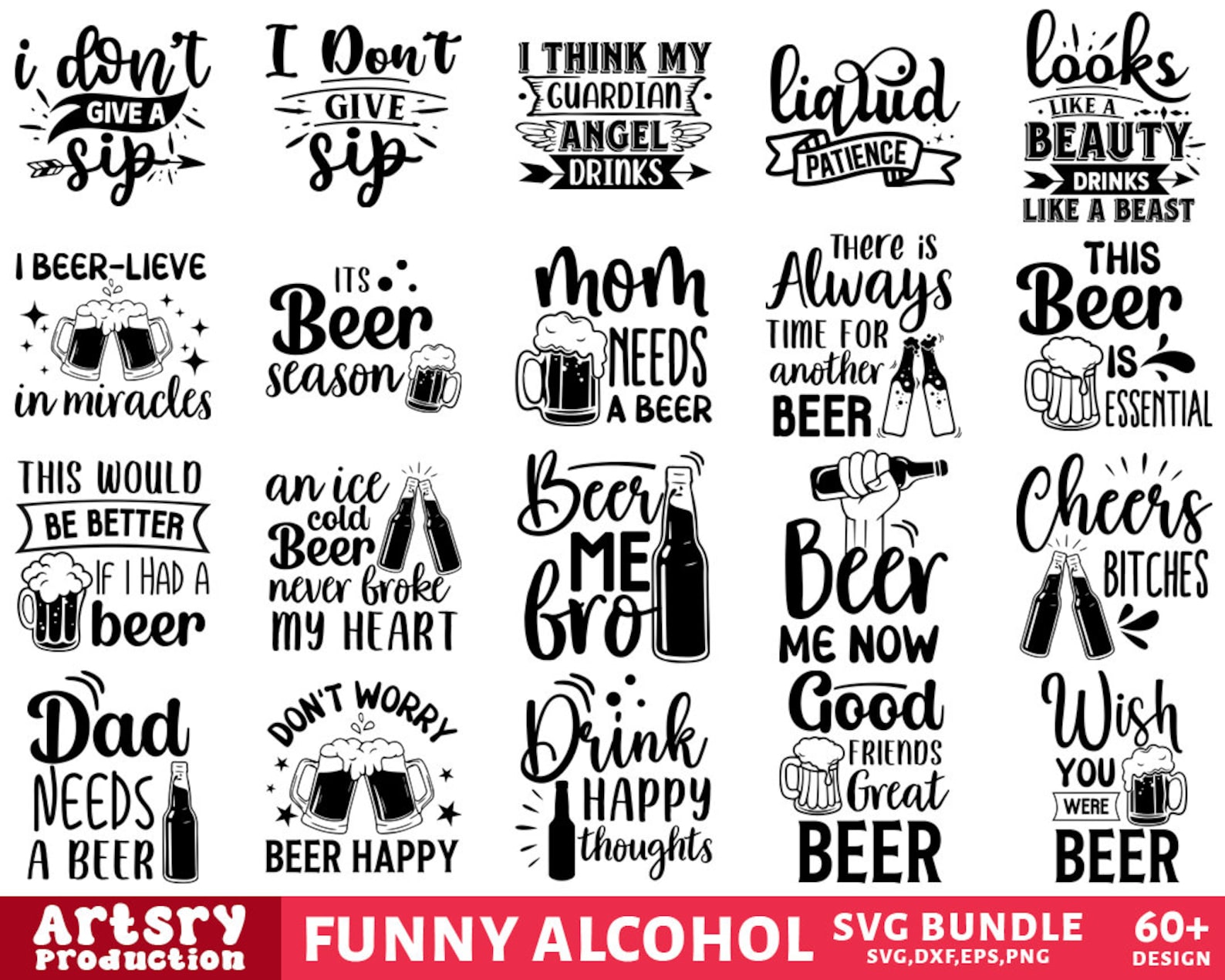 Funny Alcohol Svg Bundle, Alcohol Quotes Svg, Alcohol Svg Bundle ...