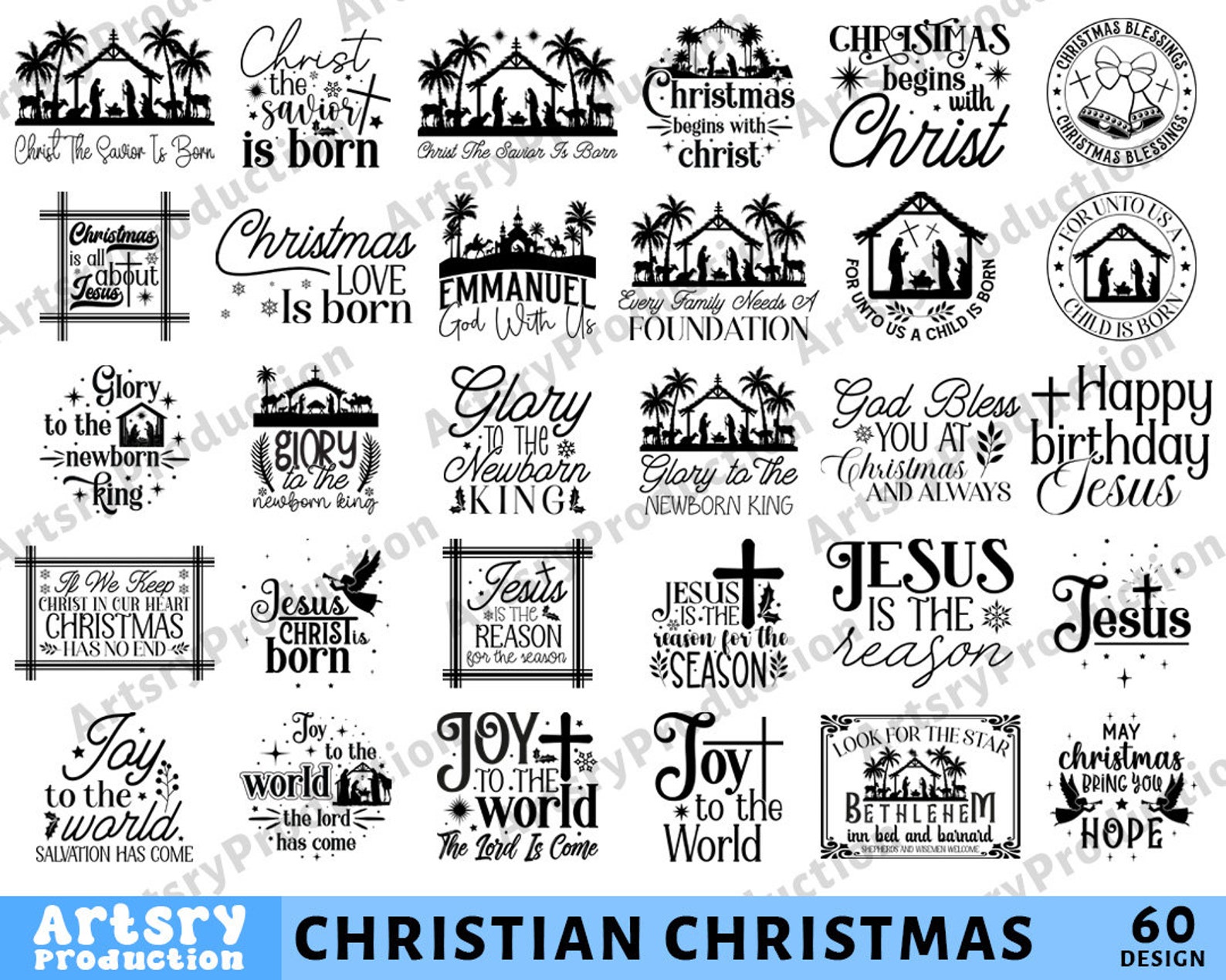 Christian Christmas Svg, Christmas Svg, Religious Christmas Svg ...