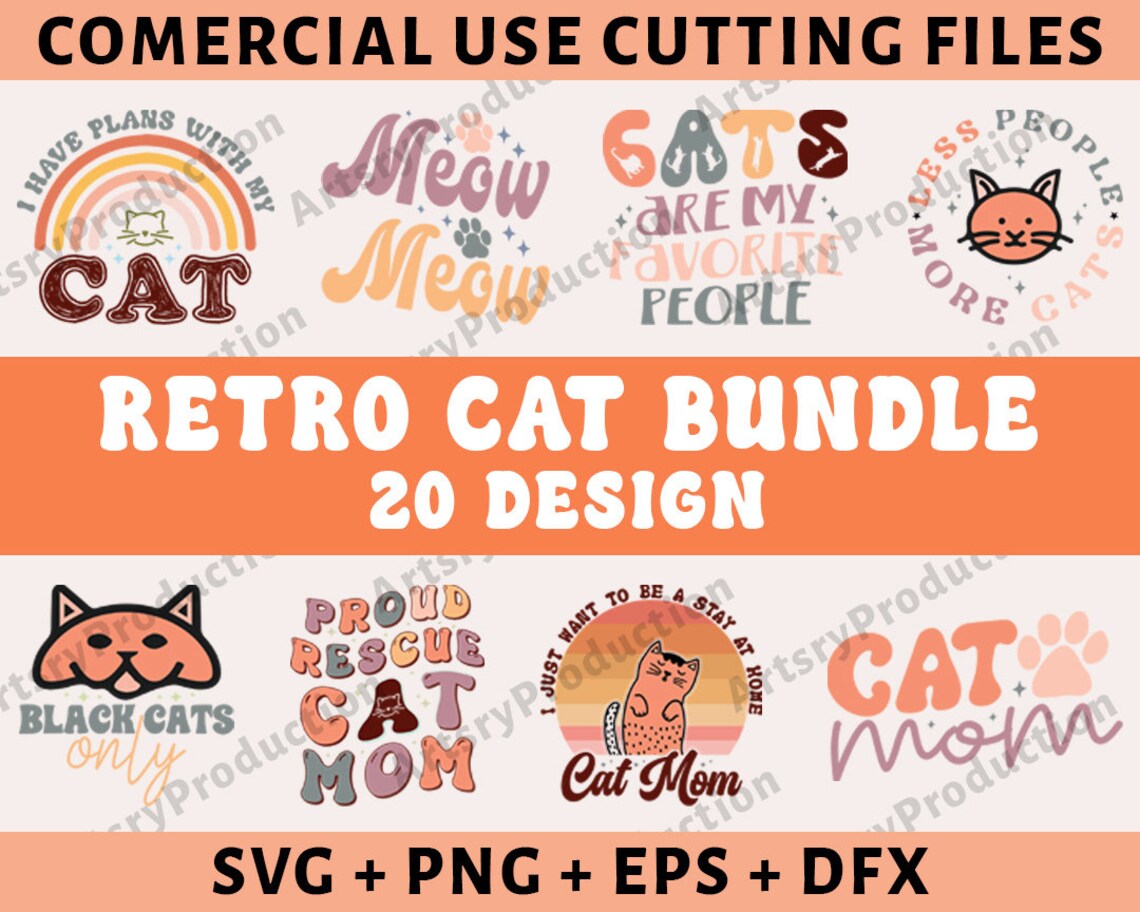 Cat Svg Bundle, Cat Lover Svg, Cat Mom Svg, Funny Cat Svg, Cat Quotes ...