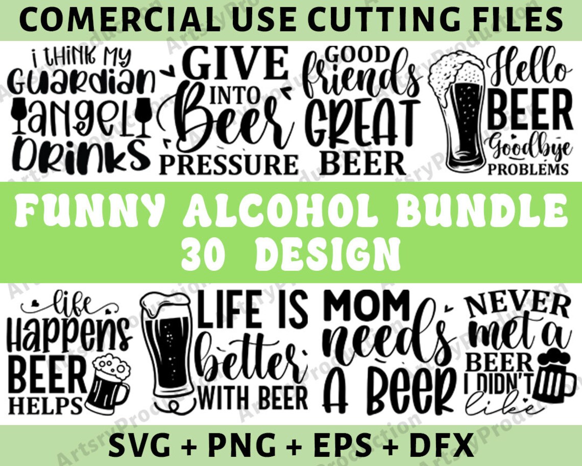 Alcohol Svg Bundle, Coaster Svg, Alcohol Quotes Svg Bundle, Wine Svg ...