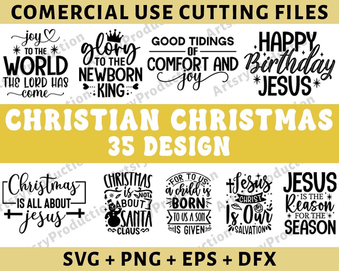 Christian Christmas Svg, Christmas Svg, Religious Christmas Svg ...