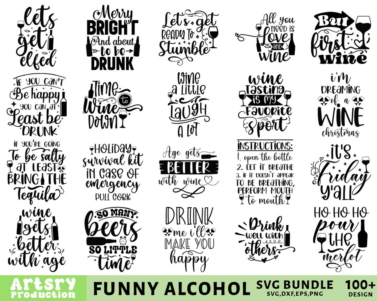 Alcohol Svg Bundle, Coaster Svg, Alcohol Quotes Svg Bundle, Wine Svg ...
