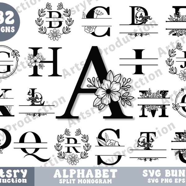 Monogram Letters - Etsy
