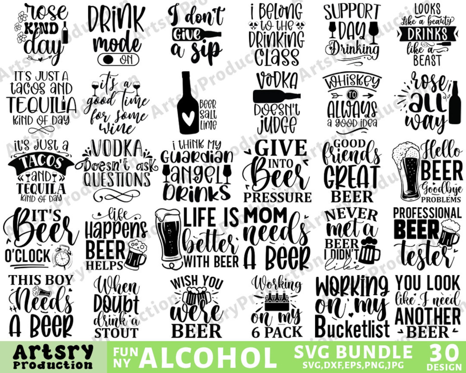 Alcohol Svg Bundle, Coaster Svg, Alcohol Quotes Svg Bundle, Wine Svg ...