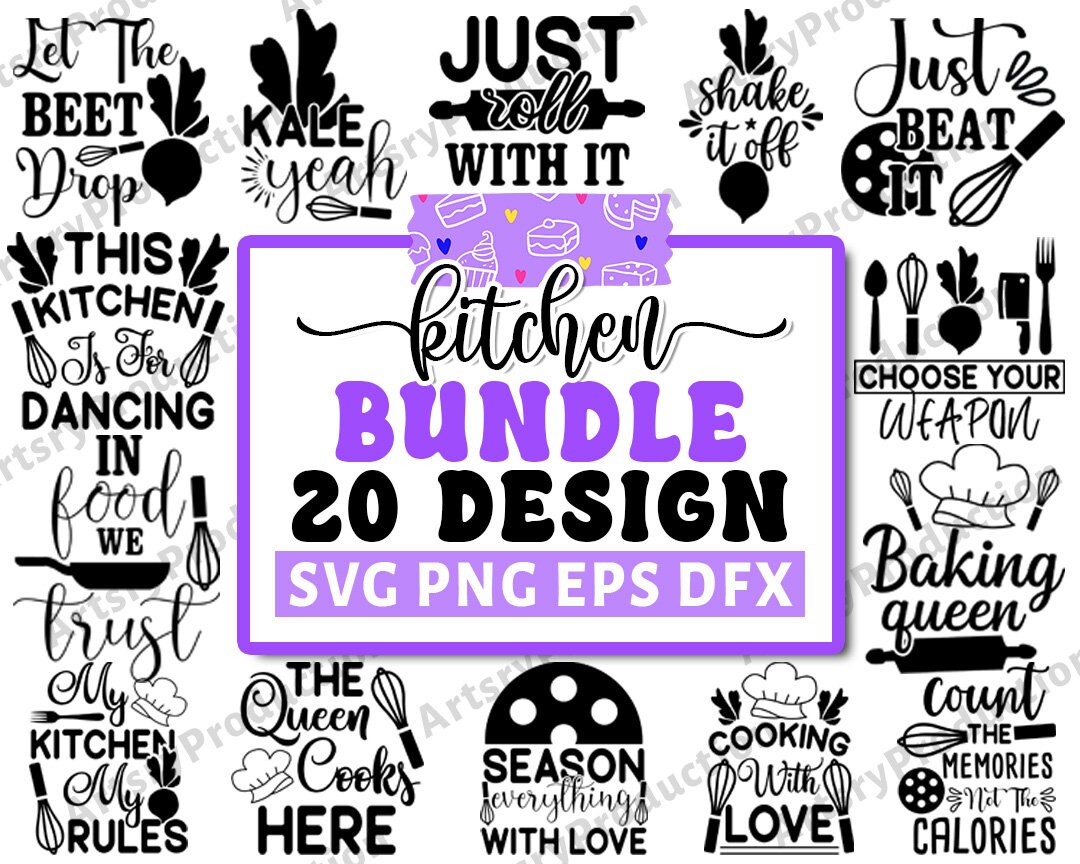 Kitchen Designs Svg Cutting Board Svg Kitchen Towel Svg Pot - Etsy