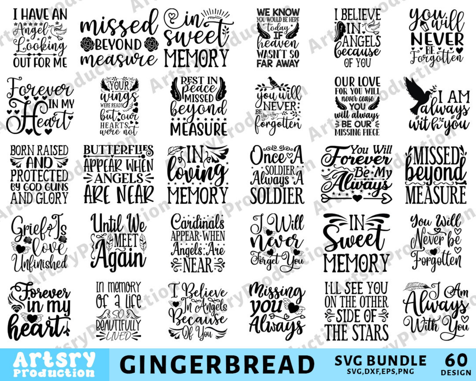 Memorial Svg Bundle, Bereavement Svg, Memorial Quotes Svg, Sympathy Svg ...