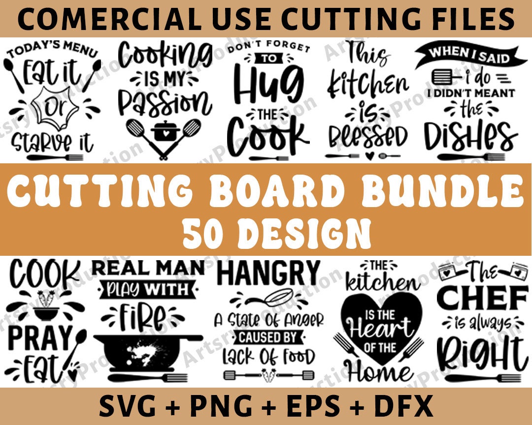 Cutting Board Svg Bundle, Funny Cutting Board, Cutting Board Laser ...