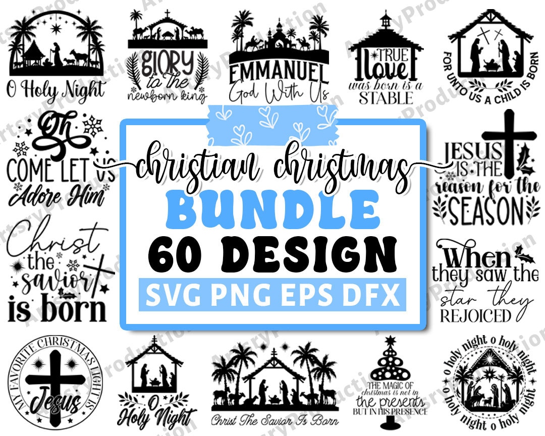 Christian Christmas Svg, Christmas Svg, Religious Christmas Svg ...