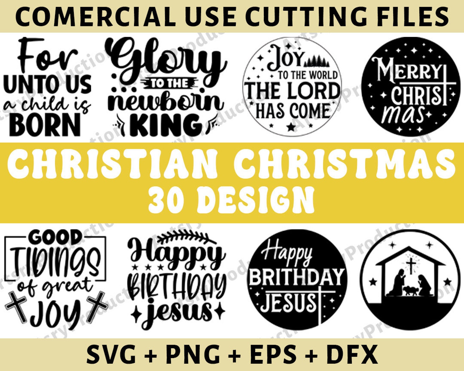 Christian Christmas Svg, Christmas Svg, Religious Christmas Svg ...