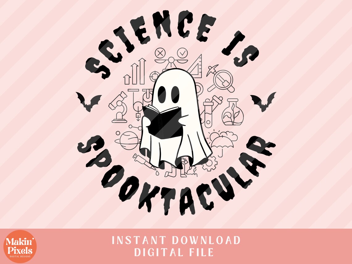 Halloween Teacher PNG Spooktacular Science Teacher Cricut PNG - Etsy