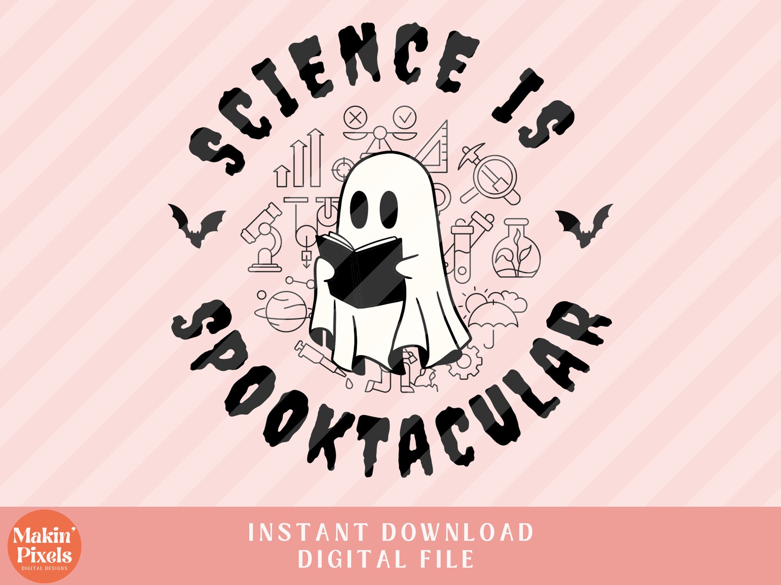 Halloween Teacher PNG Spooktacular Science Teacher Cricut PNG - Etsy
