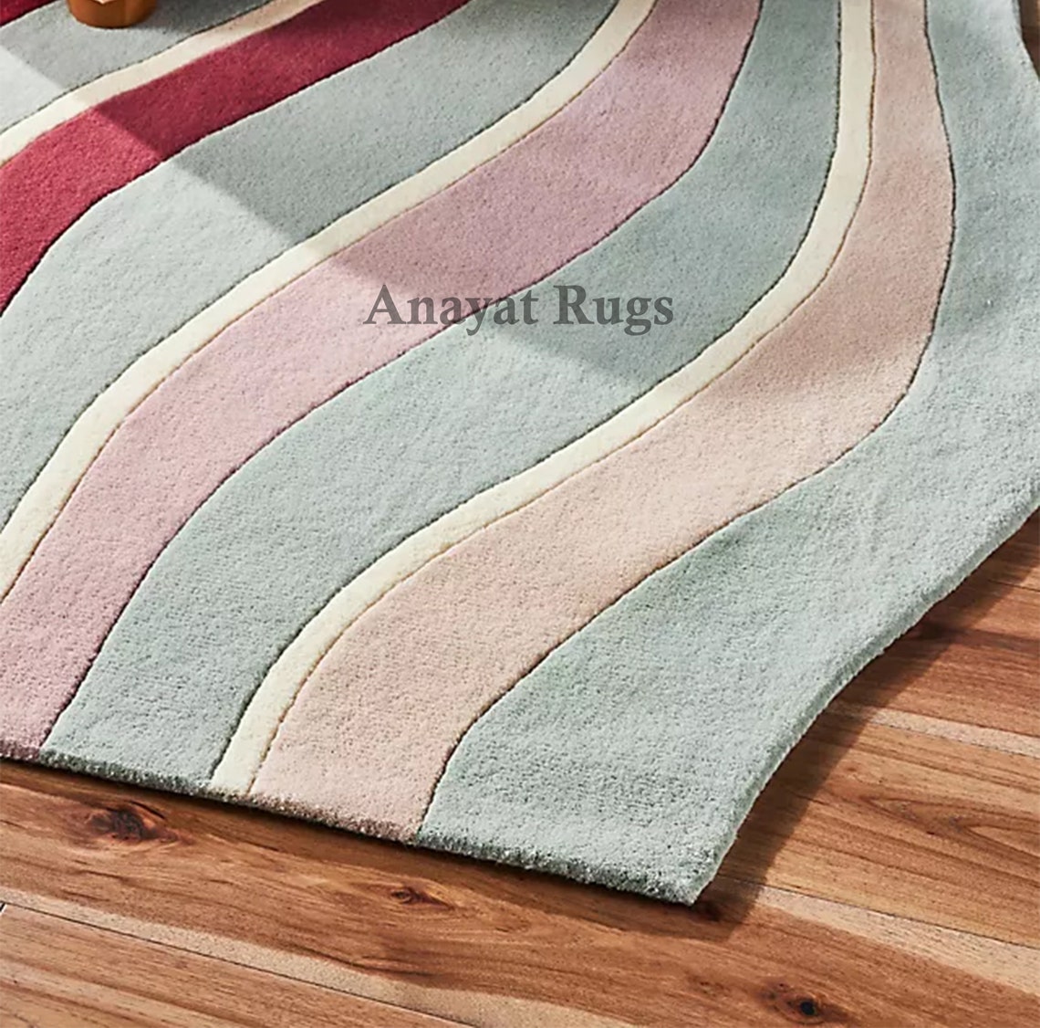 Irregular Shaped Rug Handmade Tufted Rug Rugs for Living Room Irregular ...