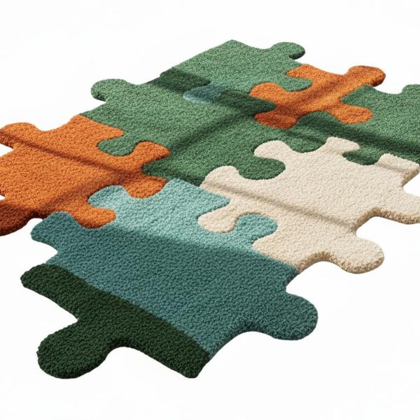 Puzzle Piece Carpet Rug - Etsy